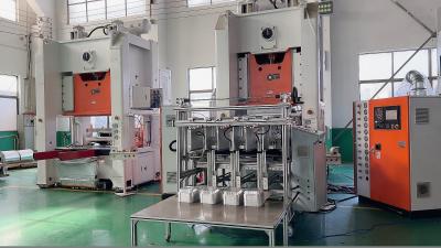China 12000PCS/Hour Aluminum Foil Container Machine With Air Consumption Not Less Than 0.8Mpa for sale