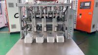 China Aluminium Food Container Machine With Electronically Controlled Foil Feeding And One Machine One Labor Operation for sale