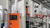 China Aluminium Foil Food Container Making Machine 35-68 Strokes Per Minute Working Speed for sale