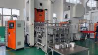 China LK-T80 Odorless Food Packaging Aluminium Foil Container Recyclable Making Machine for sale