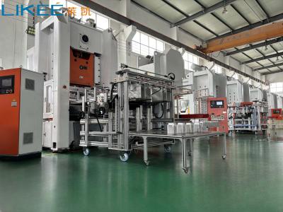 China T80 Wrinkle Wall Disposable Aluminum Foil Container Making Line For Fast Food for sale