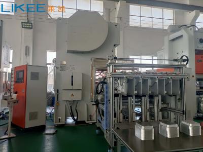 China High Speed 3 Cavities Aluminium Foil Food Container Making Machine for sale