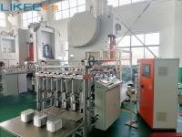 China Fully Automatic Mitsubishi PLC Aluminium Foil Plate Making Machine High Productivity for sale