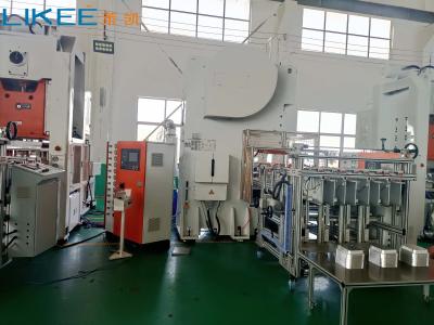 China Fully Automatic 63Ton SIMENSE Motor Aluminium Foil Plate Making Machine for sale