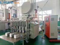 China High Speed 3 Cavities Aluminium Foil Food Container Making Machine for sale