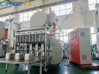 China Mitsubishi PLC Controlled 3 Cavity Aluminium Foil Container Production Line LK-T63 for sale