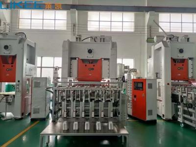 China H Frame Mitsubishi PLC 12000 Pcs/h Aluminium Foil Container Production Line for sale