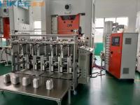China Disposible Aluminum Foil Food Container Machine 3Phases 35~68 Strokes Per Minute for sale