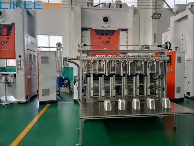 China 12000 Pcs/Hour Aluminium Foil Food Container Making Machine with Siemens Motor 380V 50HZ for sale