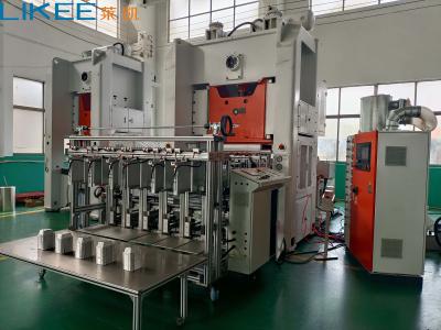 China High Productivity Aluminum Foil Container Production Line with Siemens Motor LK-T130 for sale