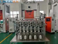 China Fully Automatic 5 Cavities Aluminium Foil Food Container Making Machine for sale