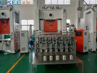 China Precision Mitsubishi PLC Control System SIEMENS Motor Aluminium Foil Container Making Machine for sale