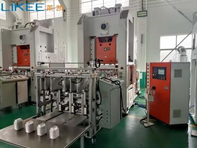 China 80TON Pressure Aluminum Foil Container Manufacturing Machine Easy Operating for sale