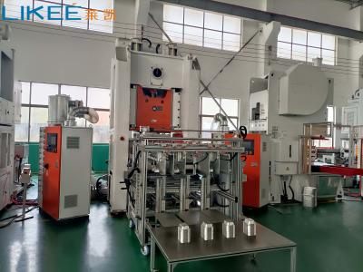 China SIEMENS Motor H Frame 12000 Pcs/h Output Aluminum Foil Container Production Line LK-T80 for sale
