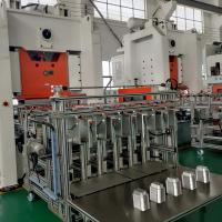 China Fully Automatic 12000 Pcs/h Capacity Aluminium Foil Container Production Line For Food Packing for sale