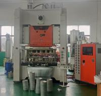 China Fully Automatic 35-70 Strokes/min Aluminum Foil Tray Making Machine With H Frame Appearance for sale