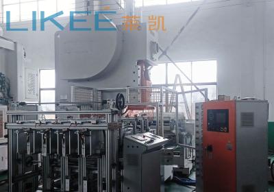 China 18.5KW 3-4 Cavities Solenoid Valve Aluminium Foil Container Production Line With Capacity Of 12000 Pcs/hour for sale