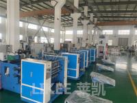 China LKS300 Speed Electric V Shape Inter Folded Continuous Extraction Aluminum Foil Sheet Slitting Pop Out Machine for sale