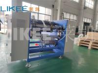 China Mitsubishi Semi Automatic Fast Speed Kitchen Aluminum Foil Roll Slitter Rewinding Machine for sale