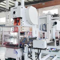 China LK-T63 Fully Automatic High-Efficiency 3-Cavity Aluminum Foil Container Making Machine with Quick Mold Change for sale