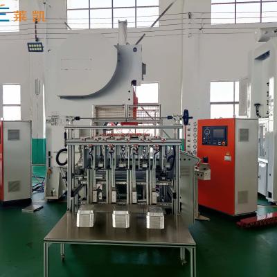 China Fully Automatic Aluminium Foil Container Production Line With 3 Cavities 12000 Pcs/hour for sale