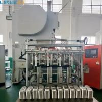 China Max 1600mm Roller Aluminum Foil Container Production Line 12300KG Body Weight for sale