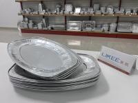 China 130tons Automatic Aluminium Foil Food Container Making Machine With Silver White Appearance for sale