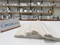 China High Speed Adjustable Plastic Tear Pop Out Sheet Machine for V Shape Folding for sale