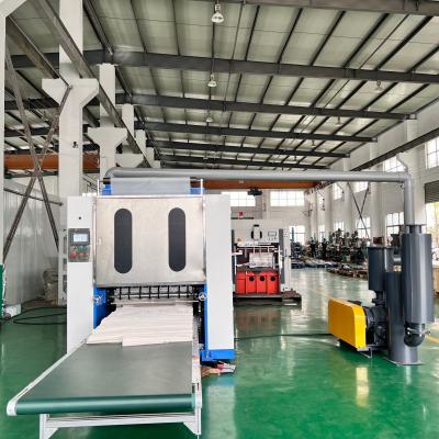 China Continuous Extraction HDPE Plastic Film Pop Out Interfolding Sheet Machine for sale