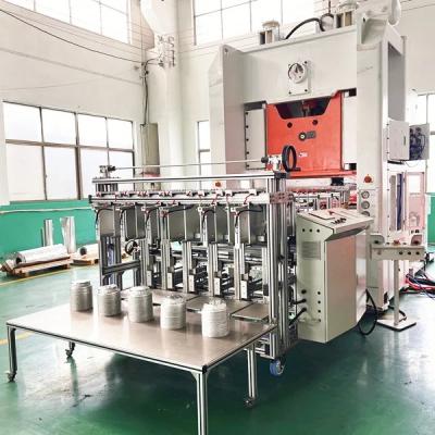 China Aluminium Foil Food Container Making Machine Heavy Duty Disposable Insulation Round Shape for sale