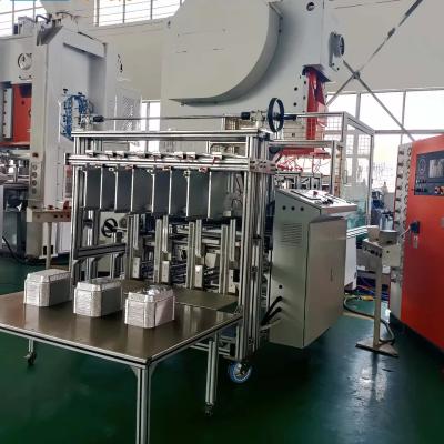 China Aluminum Foil Container Making Machine Insulation Preservation Round For Freezer for sale