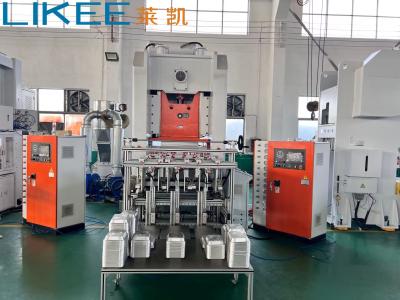 China T80 Aluminum Foil Container Machine Recyclable Smooth Wall Rectangular Disposable For Food Baking for sale