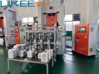 China Aluminium Foil Container Making Machine 80T H Frame Automatic Stacking & Counting System Integrated for sale