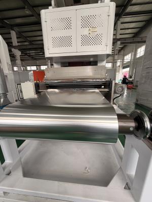 China Aluminium Foil Container Making Machine OEM 370gsm Food Cover For Disposable Tray for sale