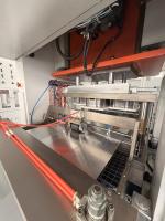 China Aluminium Foil Container Making Machine Die Cut SGS Lids PET Film Lane for sale