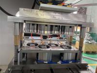 China LK-T63 Aluminum Foil Container Making Machine with Automatic Scrap Recycling 19KW Motor Power and 38~70 Times/min Working Speed for sale