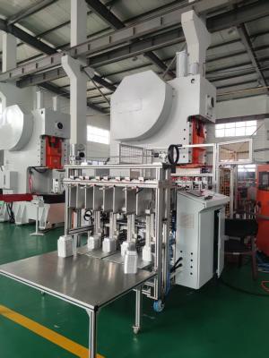 China LK-T63 Aluminum Foil Container Making Machine with Automatic Scrap Recycling 19KW Motor Power and 38~70 Times/min Working Speed for sale