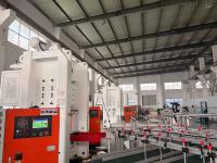 China LK-T63 C-Frame Fully Automatic Aluminum Foil Container Machine with 3-Cavity Mold for Small and Medium Size Containers for sale