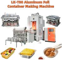 China T80 Environmental Protection Rectangular Aluminum Foil Container Full Size Barbecue Pan Machine for sale