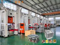 China LK-T80 Takeout Disposable Aluminum Foil Container 2 Cavity Foil Pan Making Machine for sale