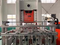 China LK-T80 Takeout Disposable Aluminum Foil Container 2 Cavity Foil Pan Making Machine for sale