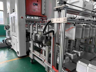 China LK-T80 Smooth Wall 0.25mm Aluminum Foil Disposable Food Containers Airline Catering Machine for sale