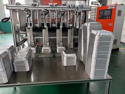 China LK-T80 Round Shape 8011 Aluminum Foil Food Container Silver Color Making Machine for sale