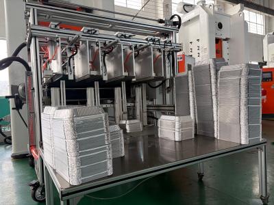 China LK-T80 Automatic 3003 Alloy Disposable 450ml Aluminum Take Out Container Making Machine for sale