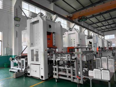 China LK-T80 8389 No Peculiar Smell Aluminium Silver Foil Container Food Forming Machine for sale
