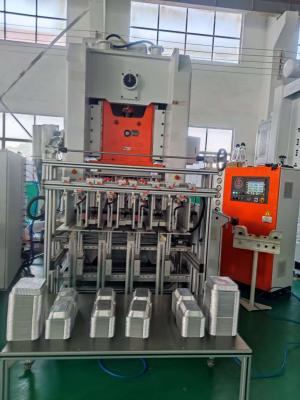 China LK-T80 80-ton Aluminum Foil Container Machine with Custom Logo Embossing and 35-70 Strokes/min Speed for sale