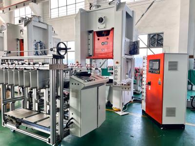 China LK-T80 Aluminum Foil Container Machine with 80ton Press Capacity, Connectable to Scrap Baler for 24/7 Operation for sale