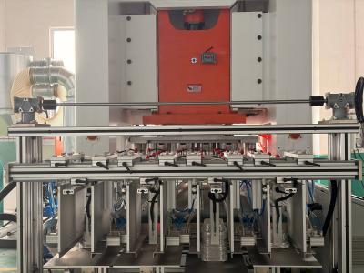 China LK-T80 Aluminum Foil Making Machine with SMC Pneumatic Components 80ton Press Capacity for 24hour Operation for sale