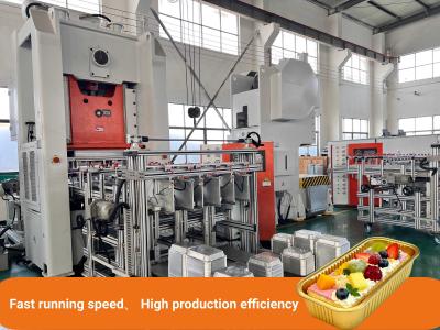 China LK-T80 Aluminum Foil Container Machine with High Hardness Mold Material 80ton Press Capacity and 10-Year Service Life for sale