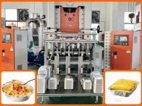 China LK-T80 Aluminum Foil Making Machine Container Hydraulic Quick Mold Change in 15 Mins for sale